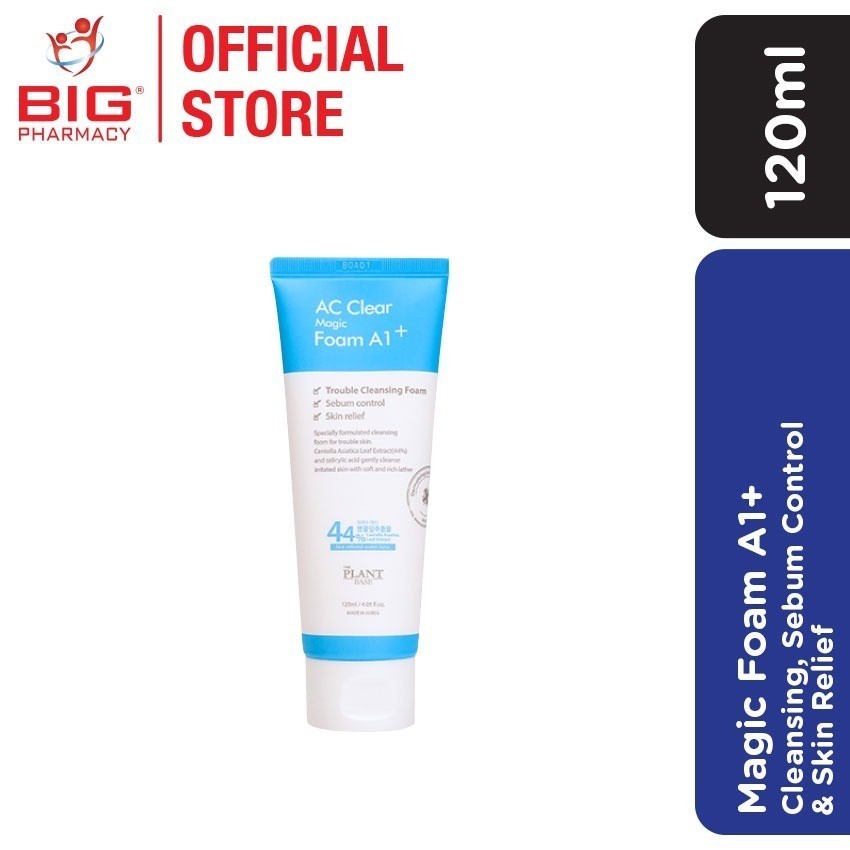 The Plant Base Ac Clear Magic Foam A1+ (120ml) | Shopee Malaysia