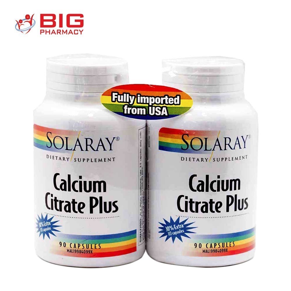 Solaray Calcium Citrate Plus (117's x 2) | Shopee Malaysia