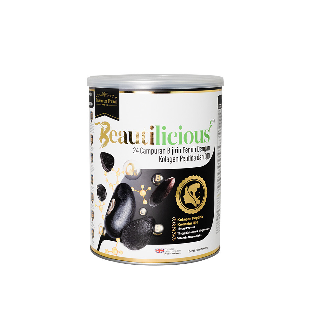 Premium Pure Beautilicious Collagen Peptides with CoQ10 Whole Grains ...