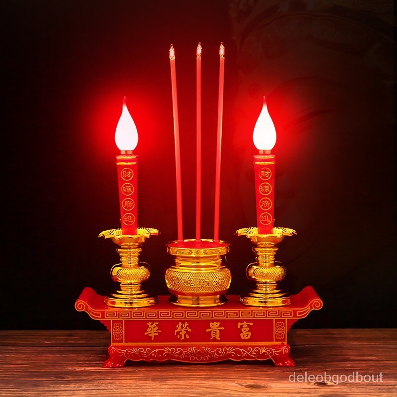 HY-6/Plug-in Candle Home WorshipledElectronic Censer Worship ...