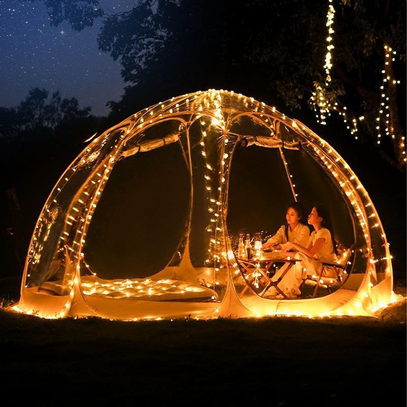 3/3.6m Transparent Clear Bubble Dome Tent Outdoor Event Party Camping ...