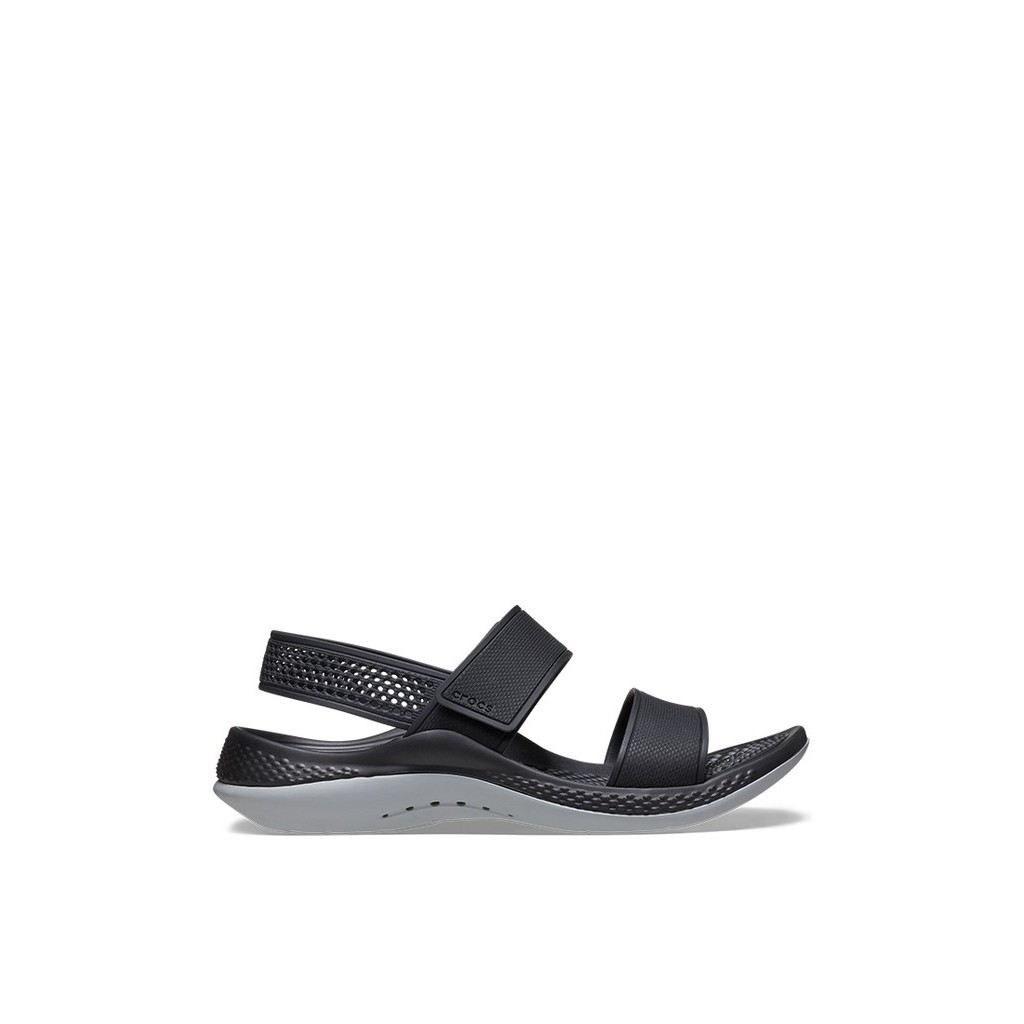 Crocs - LiteRide 360 Sandals (Female - Black/Light Grey) | Shopee Malaysia