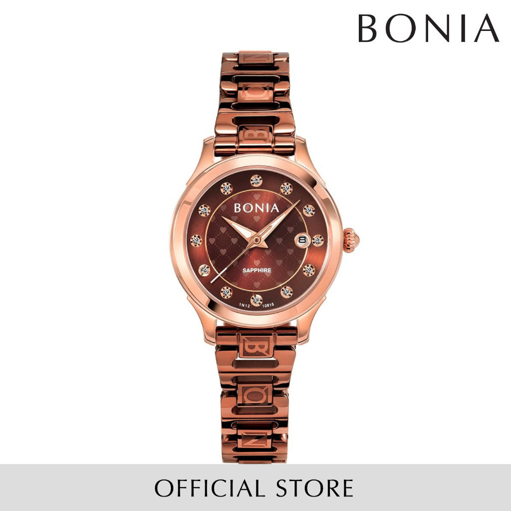 Bonia Monogram Women Watch Elegance BNB10815-2047 | Shopee Malaysia