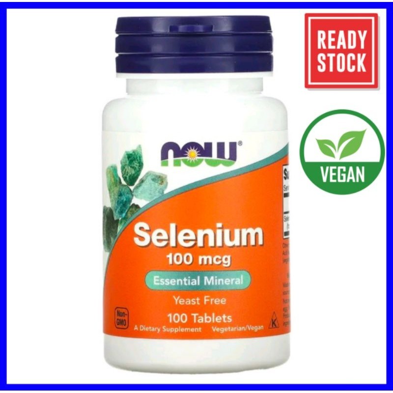 Now Foods Selenium Supplement 100mcg/100Tablet | Shopee Malaysia