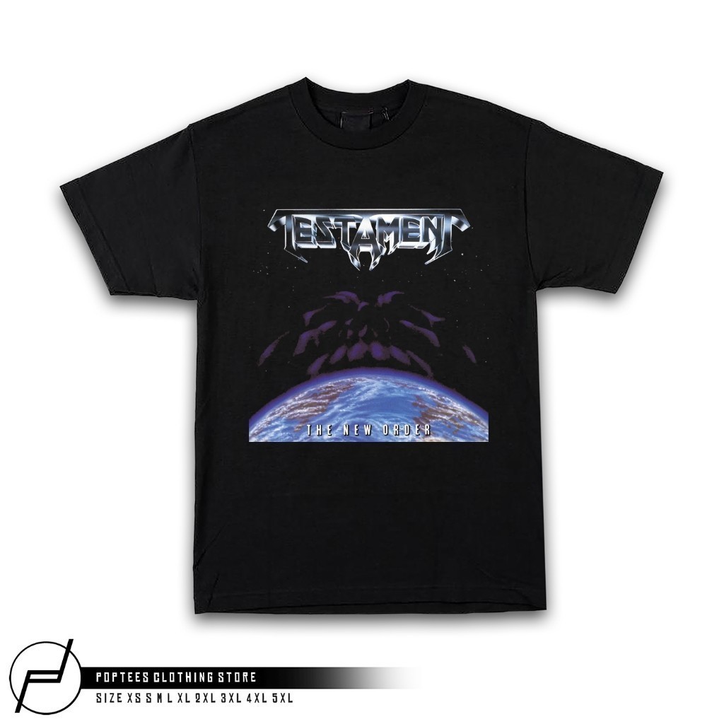 TESTAMENT BAND 100% COTTON T-SHIRT UNISEX GRAPHIC PRINTED | Shopee Malaysia