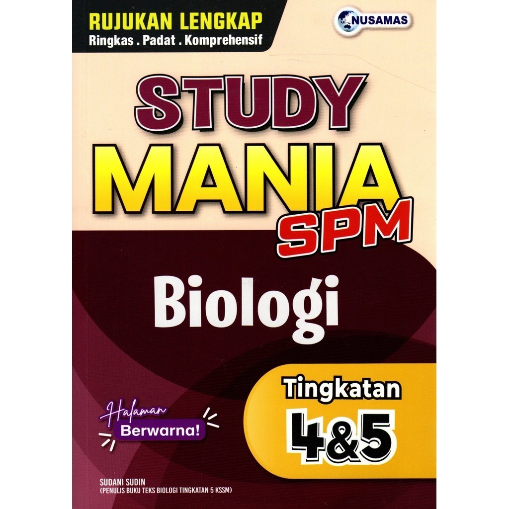 *BARU* MyB Buku Rujukan/Nota : Biologi - Study Mania SPM Tingkatan 4&5 (Nusamas) | Shopee Malaysia
