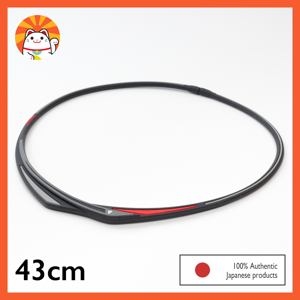 Phiten RAKUWA Necklace Extreme Twist Black/Red 43cm p014 | Shopee Malaysia