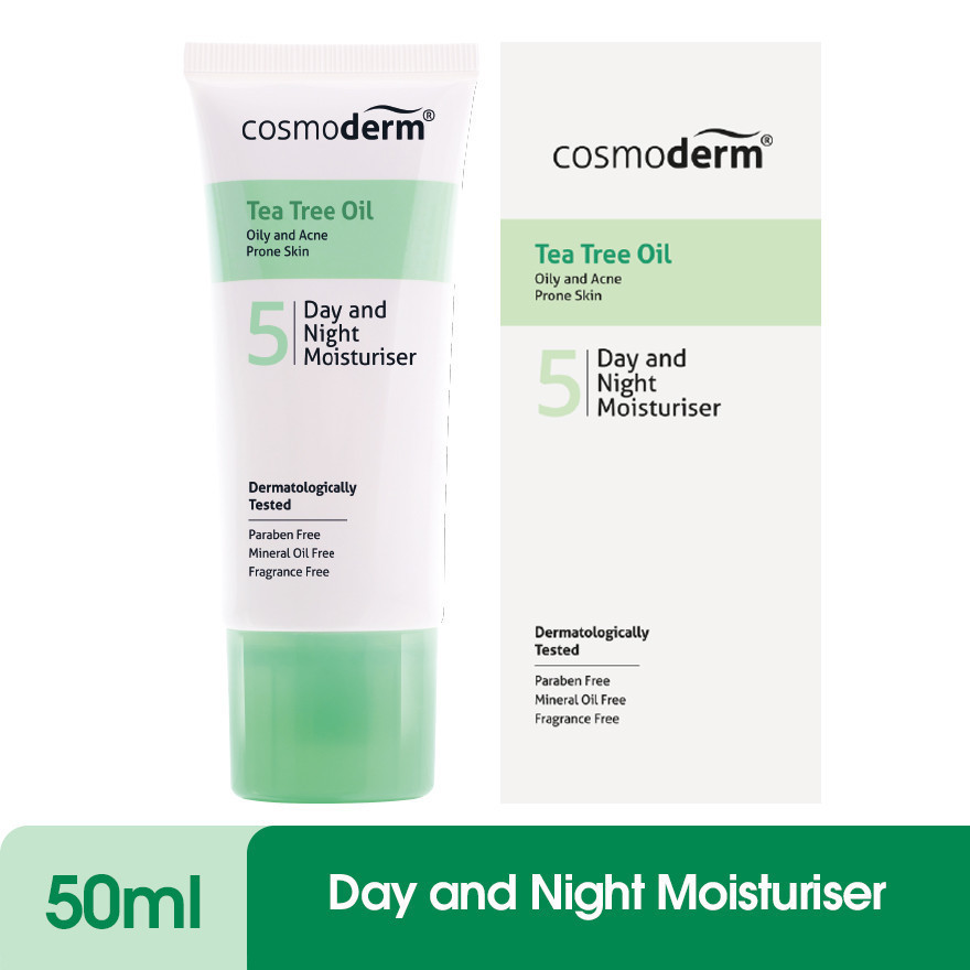 COSMODERM Tea Tree Oil Day & Night Moisturiser 50ml | Shopee Malaysia