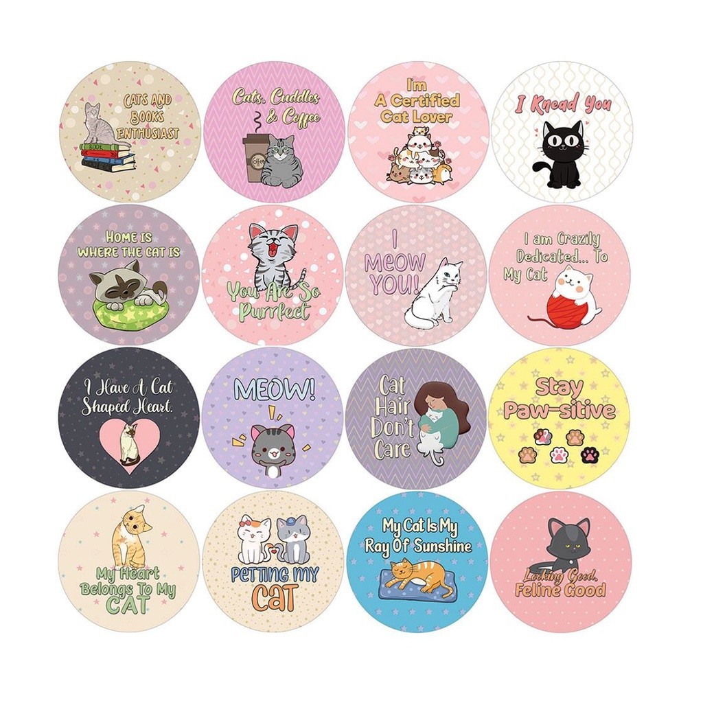 Cat Lovers Stickers ( 5-Sheet) | Shopee Malaysia