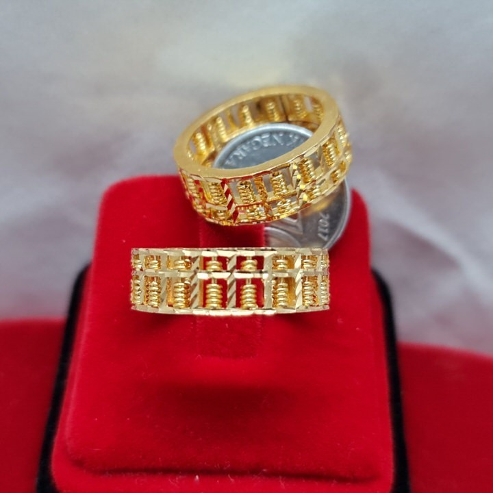 Emas916, Cincin Sempoa L1 Sbw T2.2m 0.7cm Pd 1122 P405 16 17 18 19 20 21 22 23 25 | Shopee Malaysia