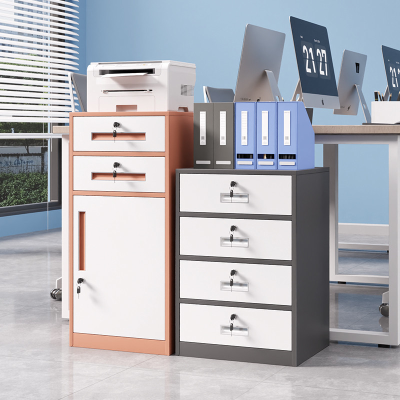 J-H/ Office Iron File Cabinet Bedside Low Cabinet Storage Cabinet File ...