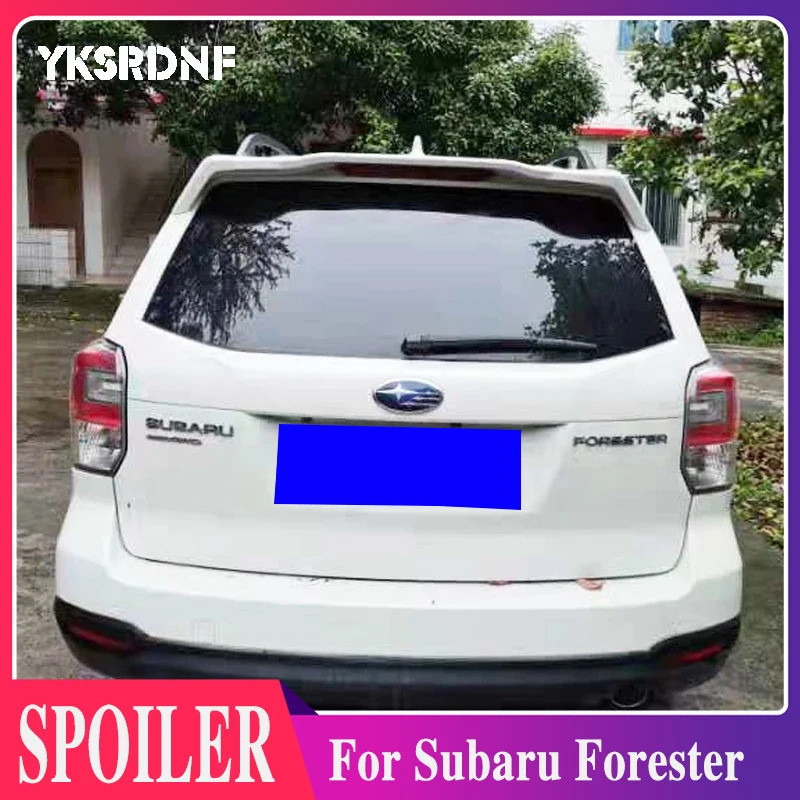 Use For Subaru Forester 2013-2019 Year Spoiler ABS Plastic Carbon Fiber ...