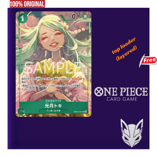 ORIGINAL Kouzuki Toki AA (Parallel) Character OP02-031 UC optcg one piece card | Shopee Malaysia
