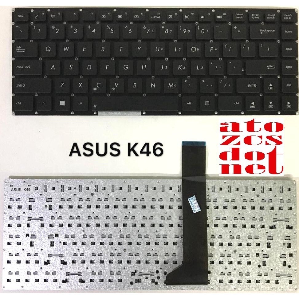 Asus K46 K46C K46CA K46CM Laptop Keyboard | Shopee Malaysia