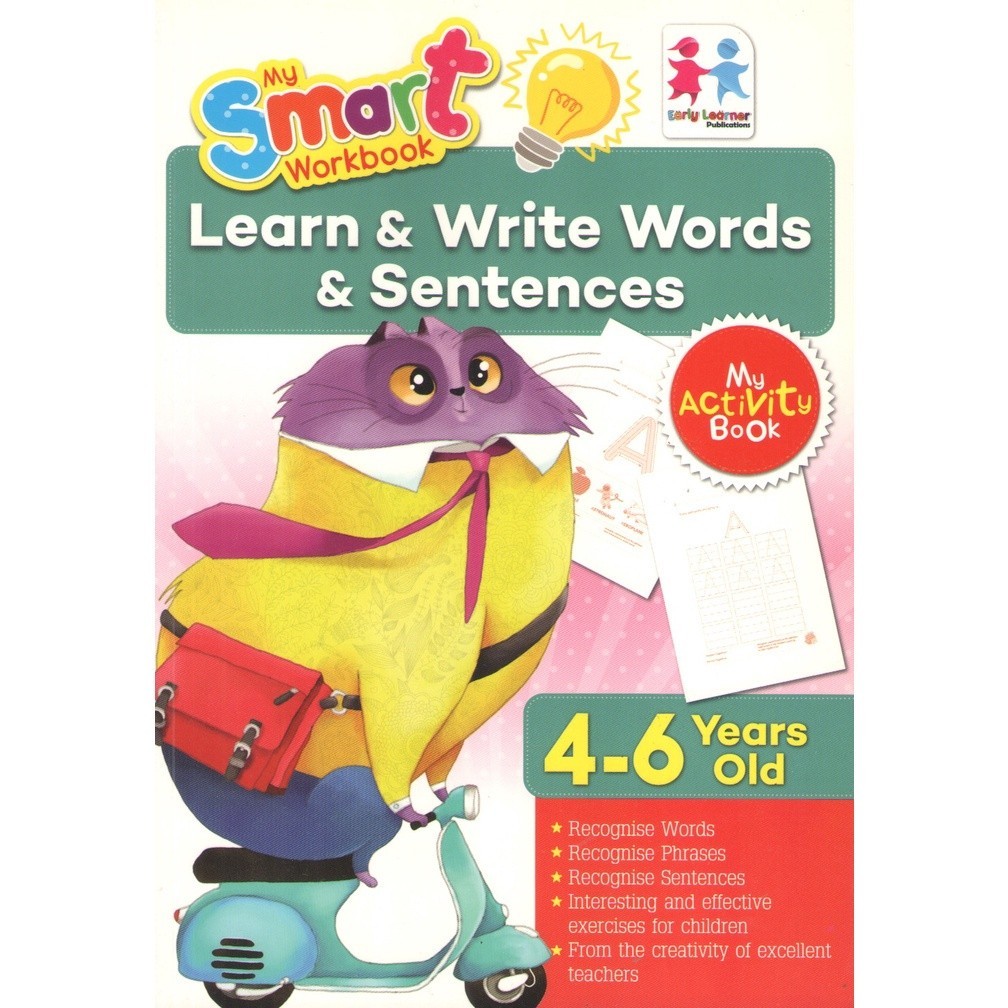 Early Learner: My Smart Woorkbook Learn & Write Words & Sentences ...