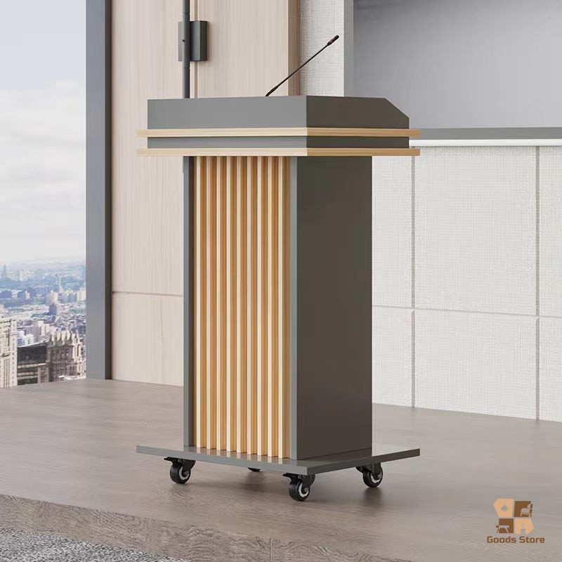 Podium speaking platform host table conference reception table standing ...