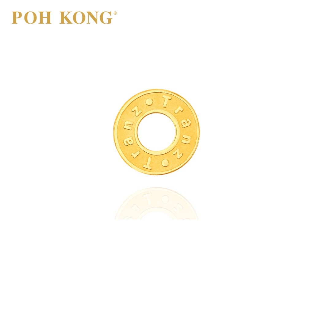 POH KONG 916/22K Gold Tranz Engraved Round Pendant | Shopee Malaysia