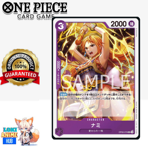 ORIGINAL 4x Cards Playset Cost 3 Nami OP09-070 UC One Piece Card Game optcg | Shopee Malaysia