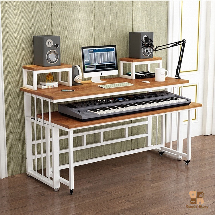 Electric piano table computer table study table music recording studio ...