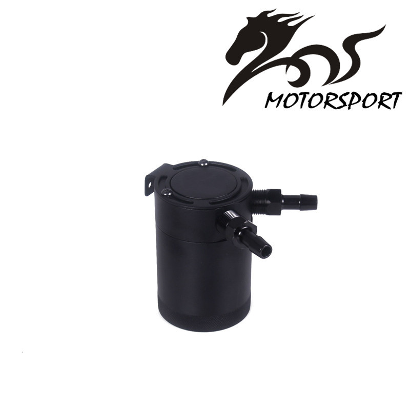 Universal HIGH QUALITY BAFFLED 2-PORT OIL CATCH CAN / TANK / AIR-OIL ...