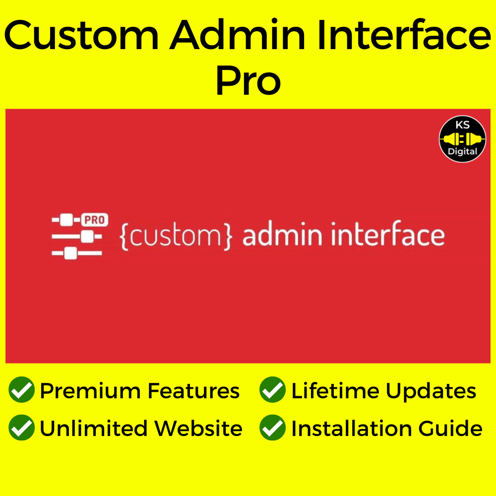 [Latest] Custom Admin Interface Pro WordPress Plugin (Free Updates ...