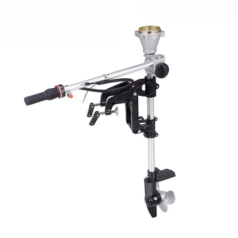 Conversion of Gasoline Mower To Electric Outboard Engine Engine Bracket ...