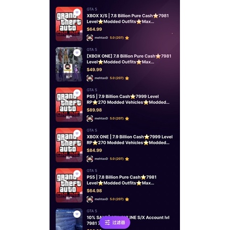 gta online account mod | Shopee Malaysia