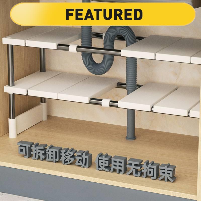 rak pinggan bertutup dish rack with cover Fleksible Dapur, Sink Bawah ...