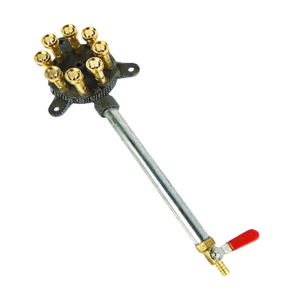 8 head brass nozzle liquefied gas furnace,direct injection furnace,oven ...