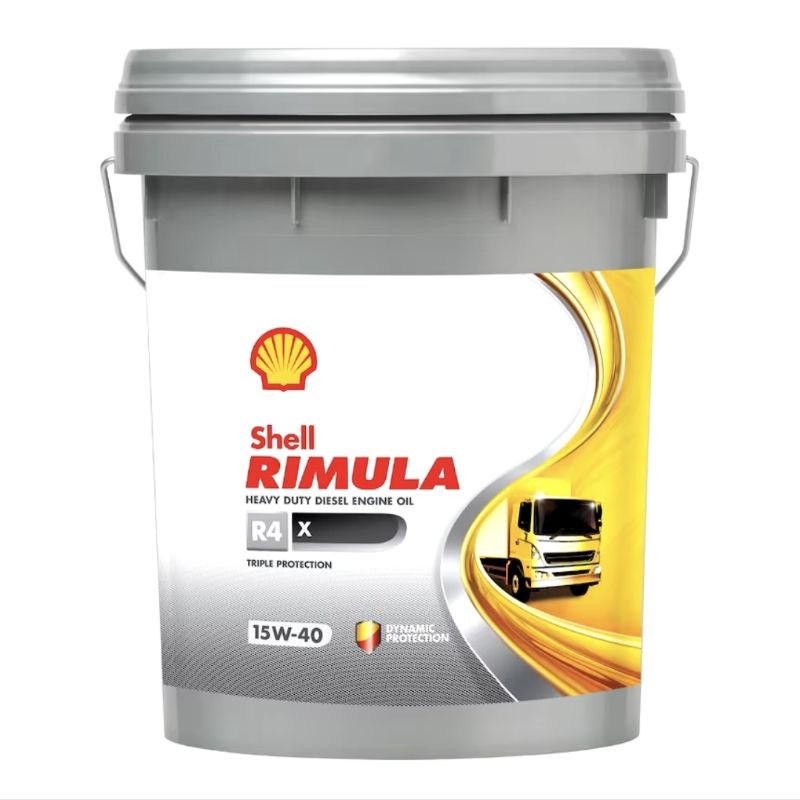 550055656 Shell Rimula R4X 15W40 Heavy Duty Diesel Engine Oil (18L ...