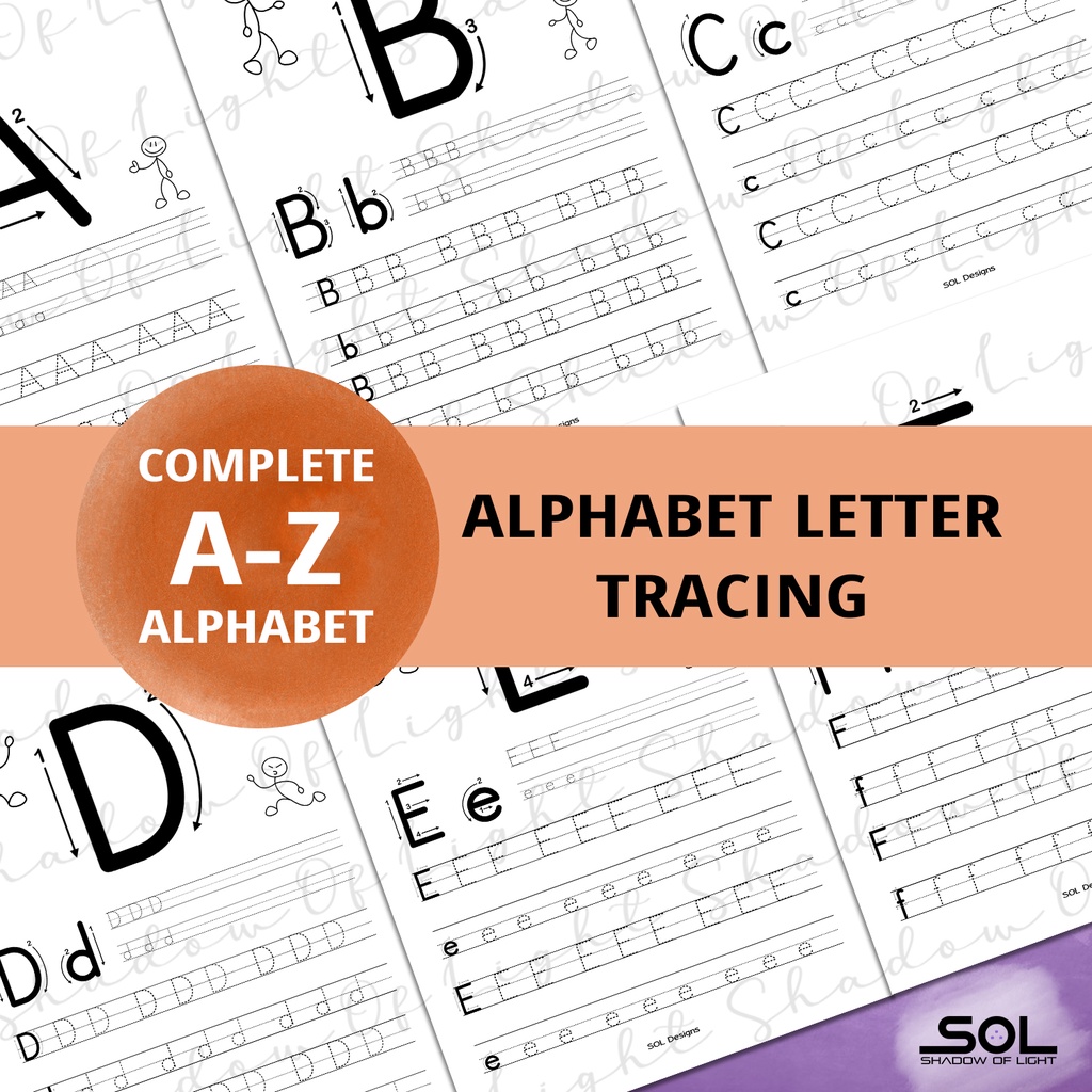 Printable Alphabet Letter Tracing | A-Z Workbook | PDF | Pre-school ...