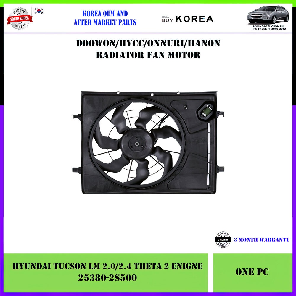 Hyundai Tucson LM Pre-Facelift 2011-2013 Korea Aftermarket Radiator Fan ...