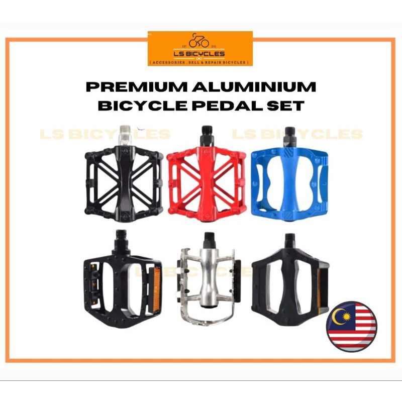 Alloy Pedal For BMX/Fixie/MTB With Bearing Bicycle Pedal | Shopee Malaysia