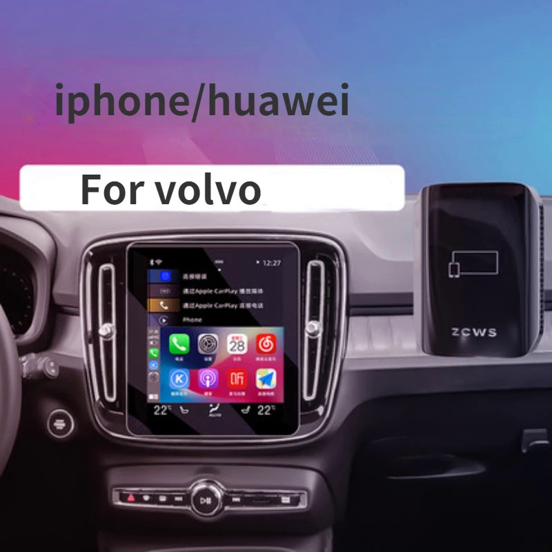 For volvo S60 S90 XC40 XC60 18-22 Wireless Wired CarPlay Hicar Box USB Iphone Huawei Connector ...