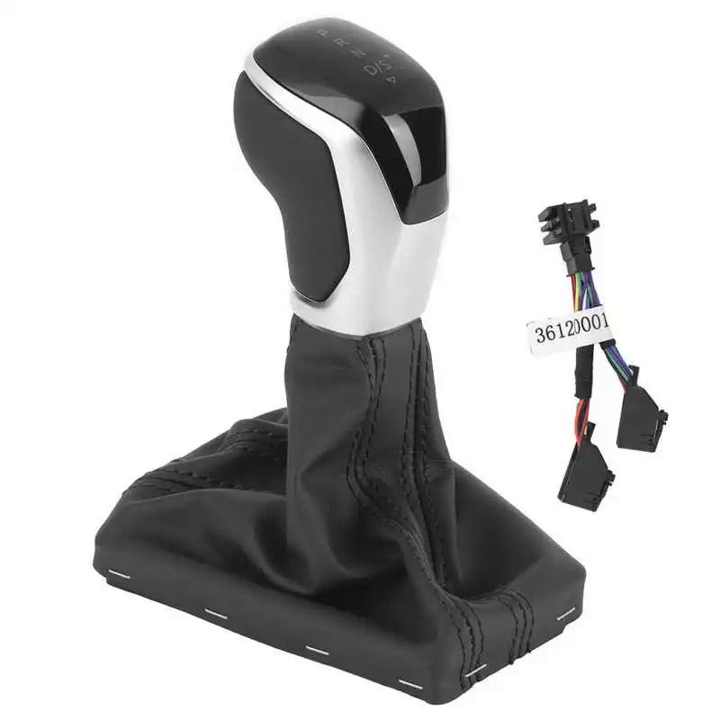 For MQB DSG Car Automatic LED Electric Gear Shift Stick Knob and Boot ...