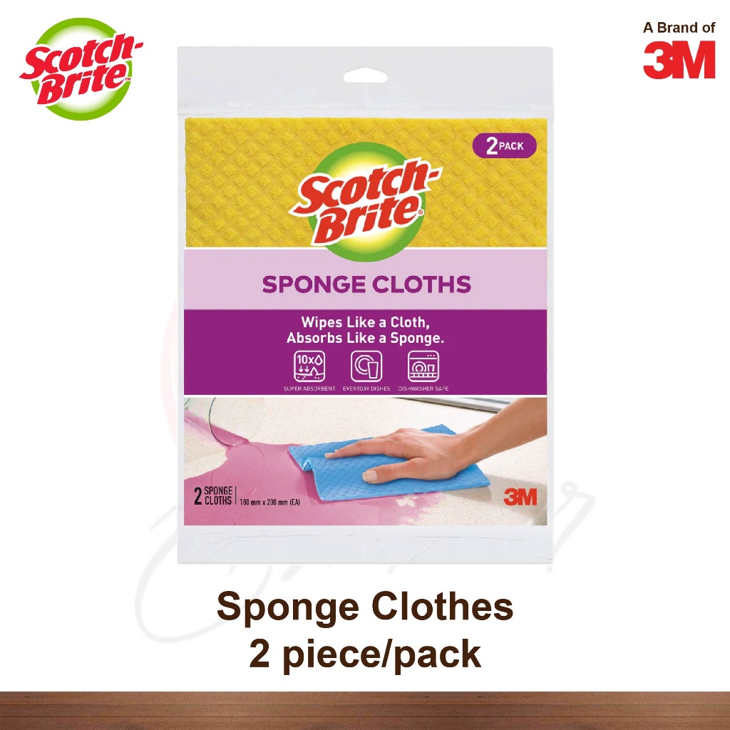 3M Scotch Brite Scrub Sponge / Metallic Sponge / Stainless Steel Spiral ...