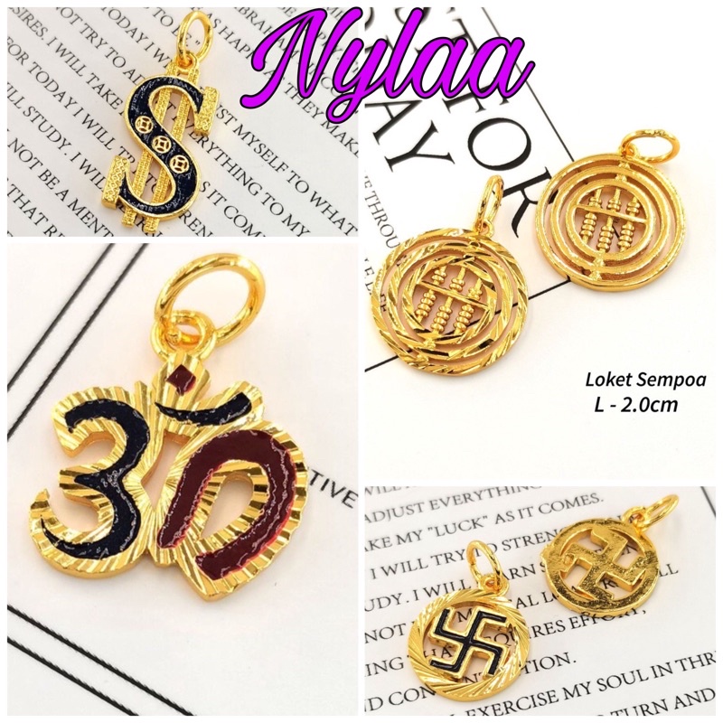 Emas Korea Loket OHM,SUNSKRIT,DOLLAR,SAMPOA | Shopee Malaysia