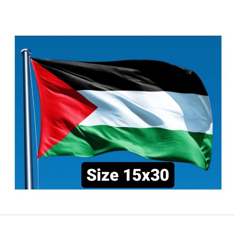 BENDERA PALESTIN 15X30 ft SIZE BESAR | Shopee Malaysia