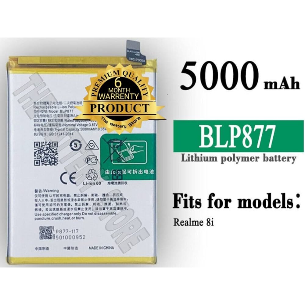 BLP877 battrey for Realme 8/8i | Shopee Malaysia