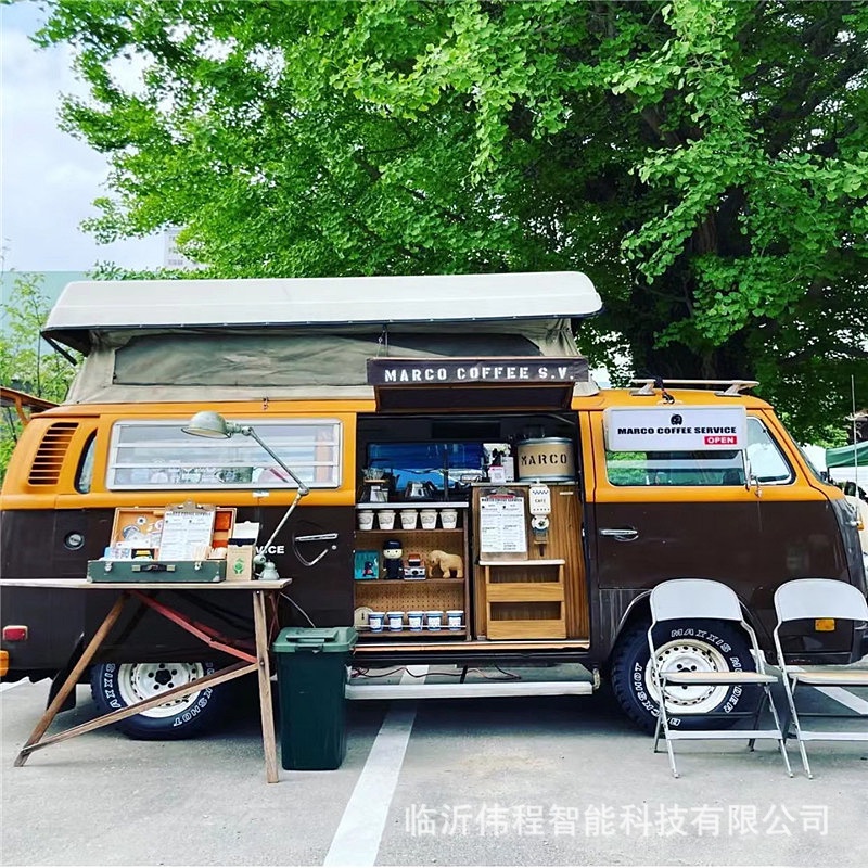 HY-8 Electric Gourmet Car Mobile Stall Commercial Dining Cart ...