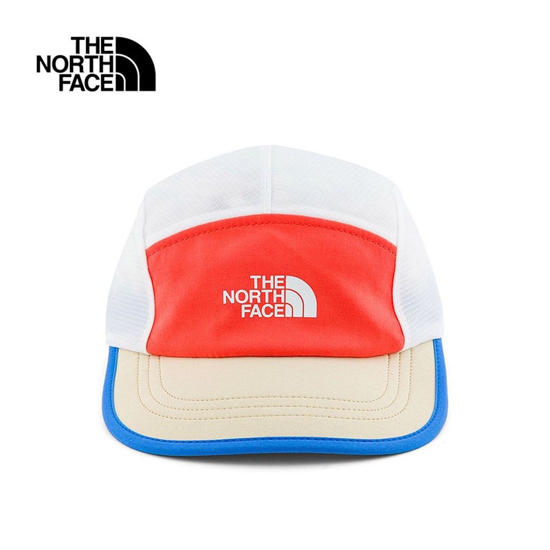 The North Face Unisex TNF Run Hat Optic Blue/Radiant Orange/TNF White ...