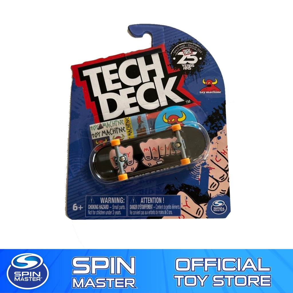 [Original] Tech Deck Single Pack Fingerboard - Toy Machine Fists Finger ...