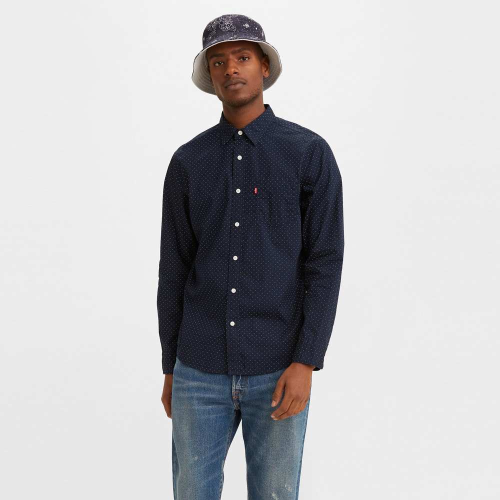 Levi's Classic Standard Fit 1 Pocket Shirt Men 85748-0067 | Shopee Malaysia
