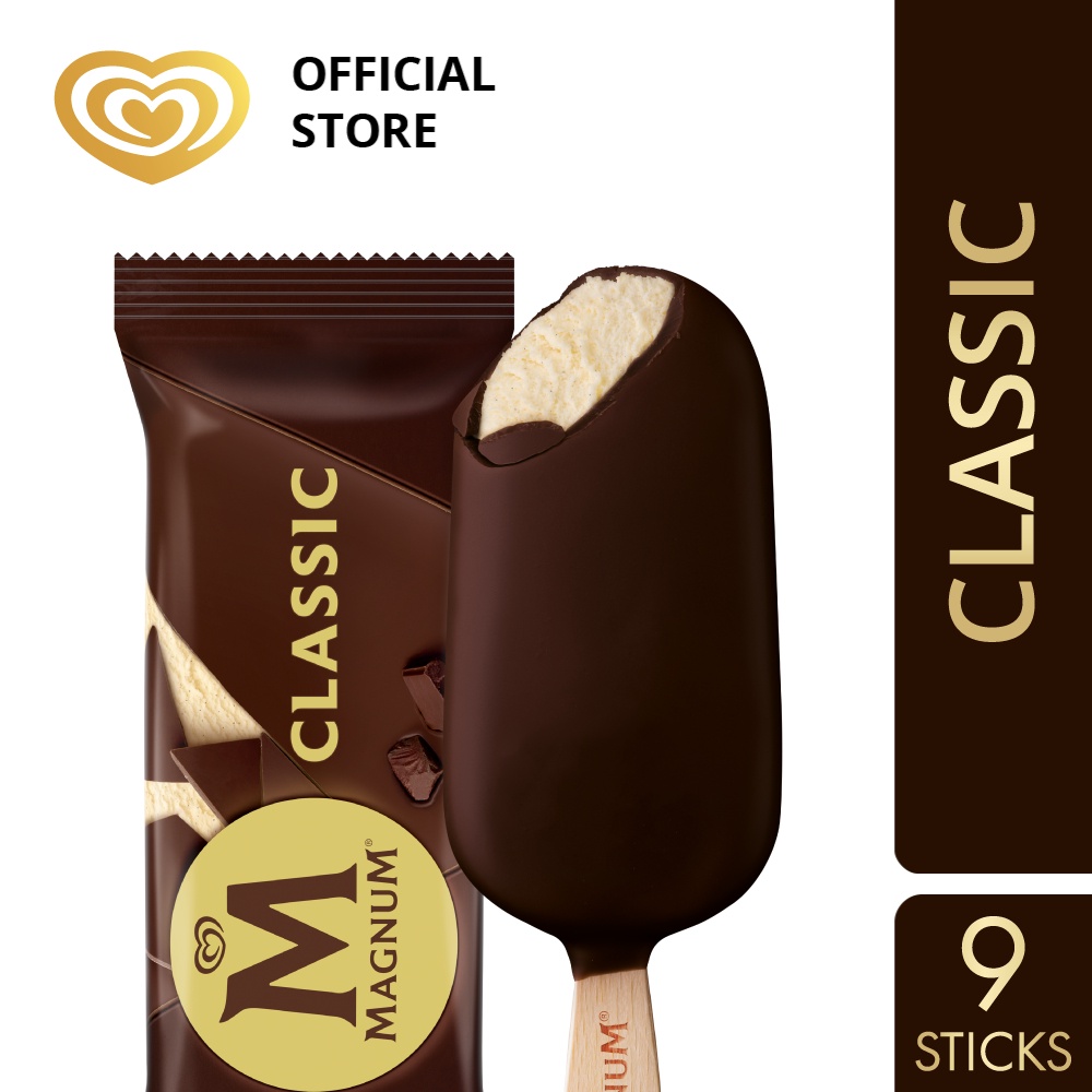 Magnum Classic Ice Cream Ice Creams (9 Pieces) | Shopee Malaysia