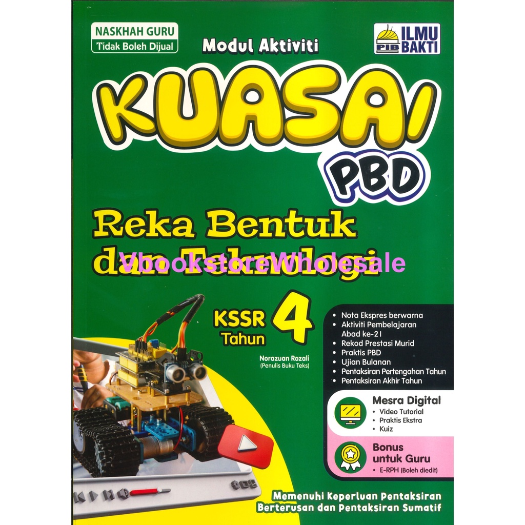 ILMU BAKTI MODUL AKTIVITI KUASAI PBD REKA BENTUK DAN TEKNOLOGI TAHUN 4 KSSR SEMAKAN | Shopee ...