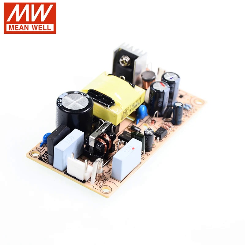 MEAN WELL PS-15 Series DC5V 12V 15V 24V 48V 15W Stedy Single Output ...