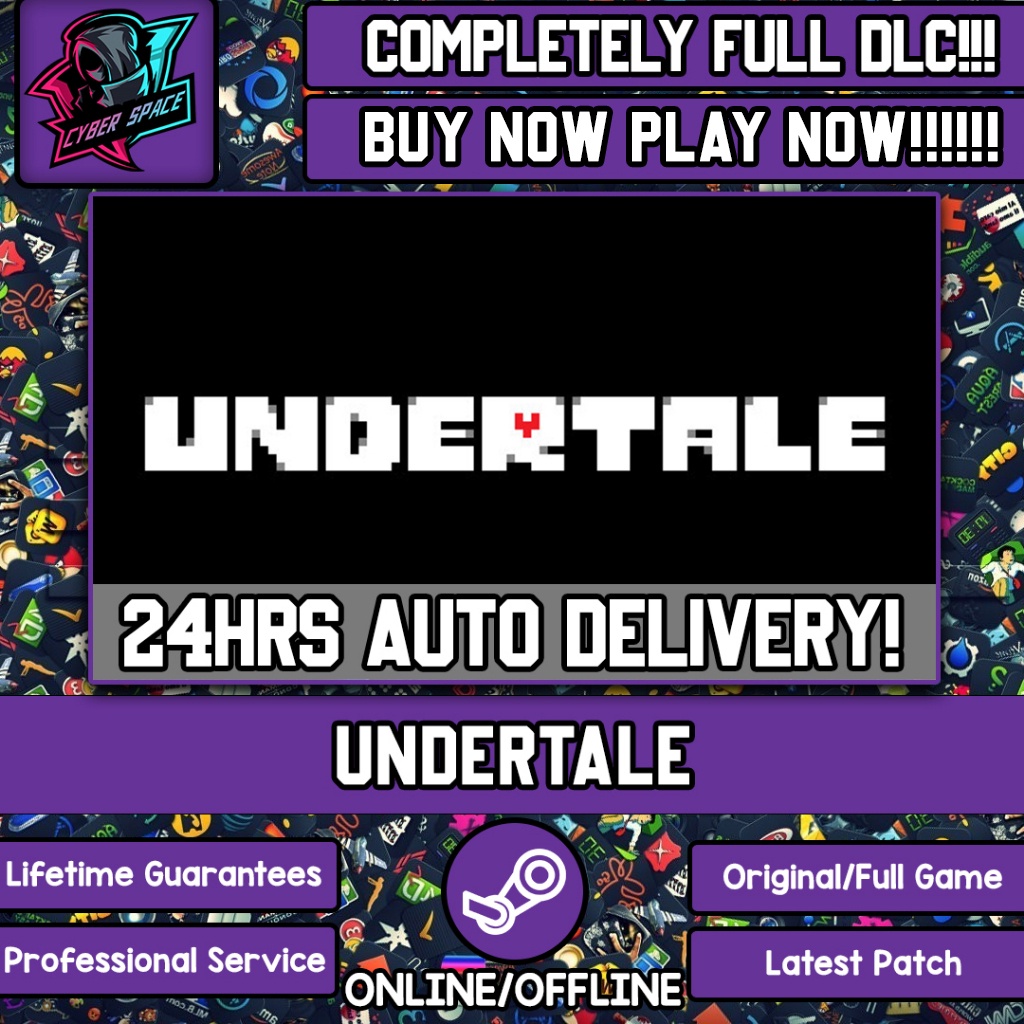 UNDERTALE [Auto Delivery] [Steam Online & Offline] [Full DLC] Cyber ...
