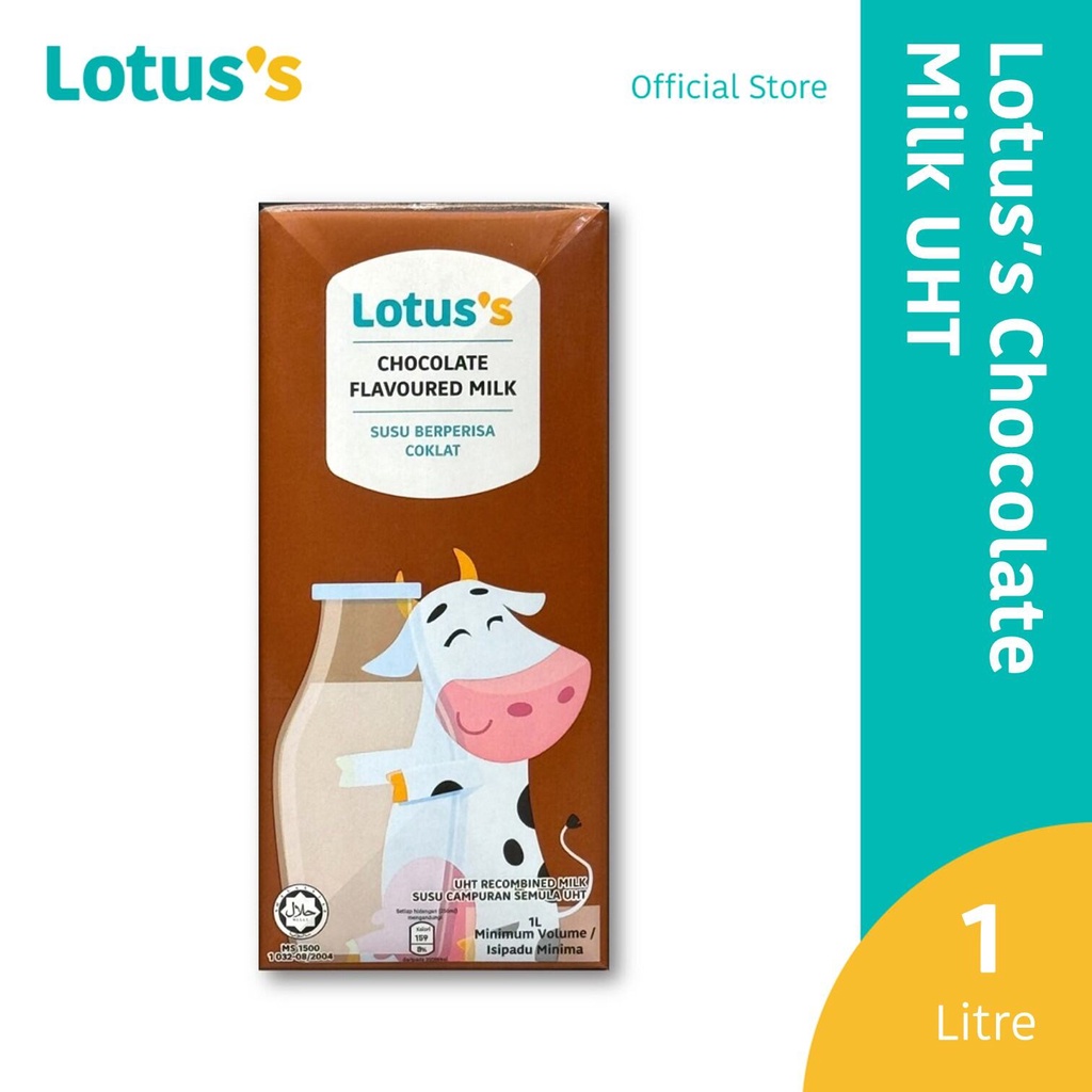 Lotuss Chocolate Milk UHT 1L | Shopee Malaysia