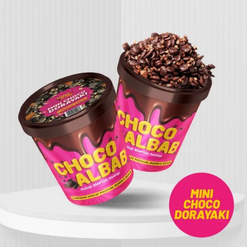Mini Dorayaki | Choco Albab Milk Chocolate Choco Tub Pink with Premium ...