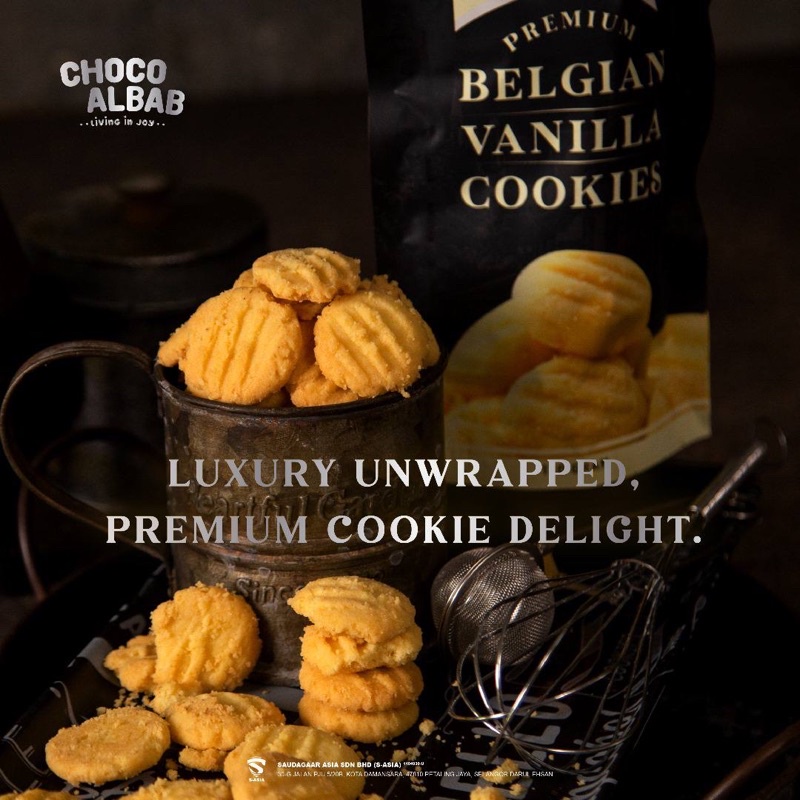 Belgian Vanilla Cookies 💯 ori dari hq dengan FREE GIFT | Shopee Malaysia